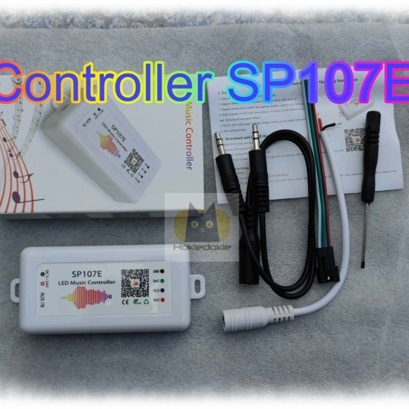 Jual Controller Sp107E Rgb Musik Bluetooth Ws2812B Ws2811 | Shopee ...