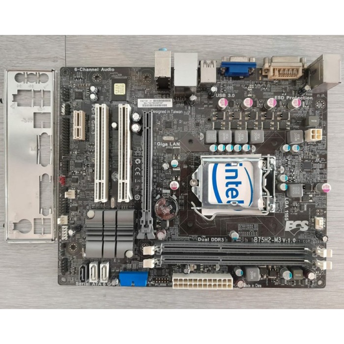 Jual Motherboard B75 ECS LGA1155 Mainboard Mobo | Shopee Indonesia