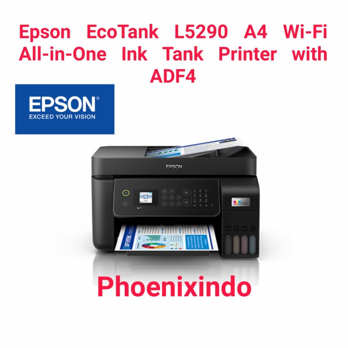 Jual Epson EcoTank L5290 L 5290 A4 Wi-Fi All-in-One Ink Tank Printer w ...
