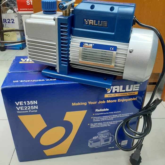 Jual Vacum Ac Value 1/3Pk Ve135 Vacuum Pump Ac Semua Freon Rumah Ready ...