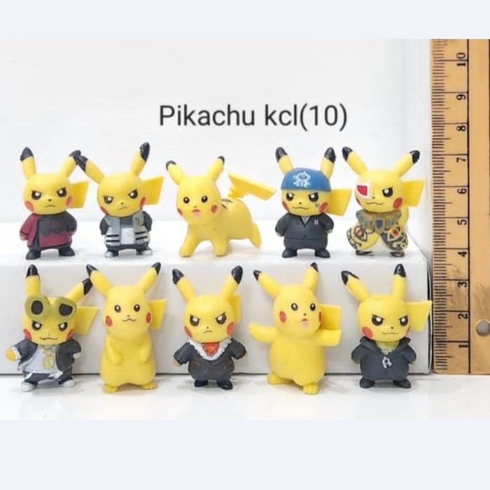 Jual +++++] pikachu figure set 10 topper mainan | Shopee Indonesia
