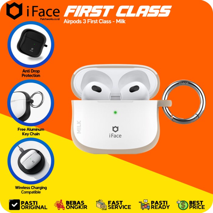 Jual iFace Airpods 3 First Class Milk Softcase Anti Crack Tipis ...