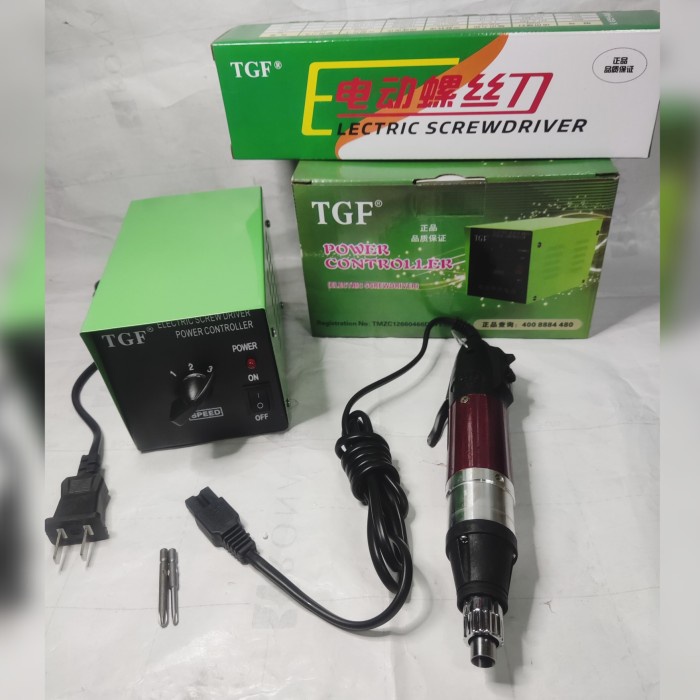 Jual OBENG LISTRIK SET ADAPTOR TGF/OBENG ELECTRIC ADAPTOR | Shopee ...