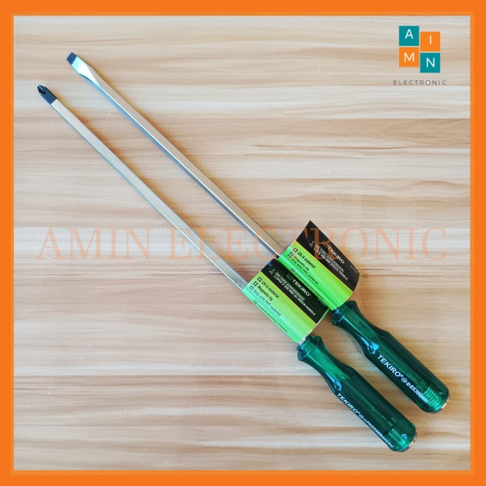 Jual PAKET Obeng Ketok Tekiro 12" Obeng Getok Besar Tekiro 30cm 8x300mm ...