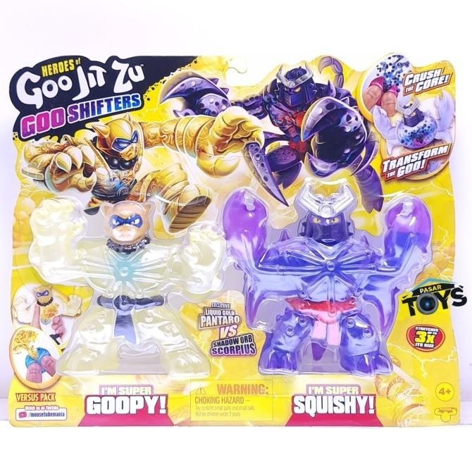 Jual Heroes of Goo Jit Zu Goo Shifters Gold Pantaro VS Shadow Orb ...
