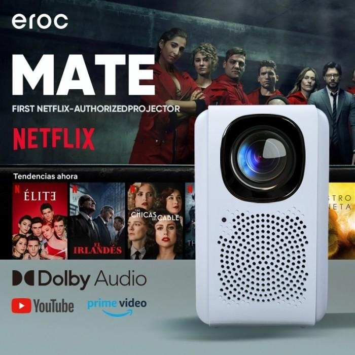 Jual Eroc Smart Projector - Auto Focus - Dolby Audio Wifi - Model Mate ...