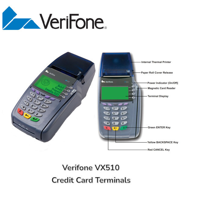 Jual Original Verifone Vx510 Credit Card Terminals Ck-4205 Limited ...