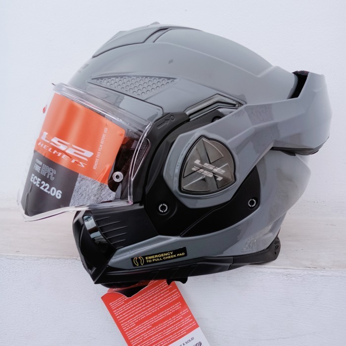 Jual [Ori] Helm Ls2 Ff901 Advant-X Nardo Grey Helm Modular Doble Visor ...