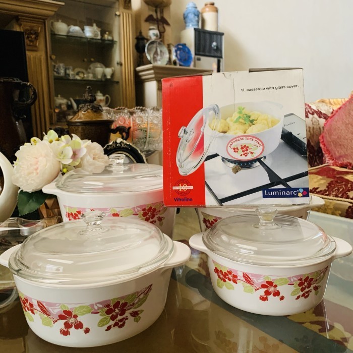 Jual Luminarc Cookware Tree Pink + Tutup Kaca / Made In France | Shopee ...
