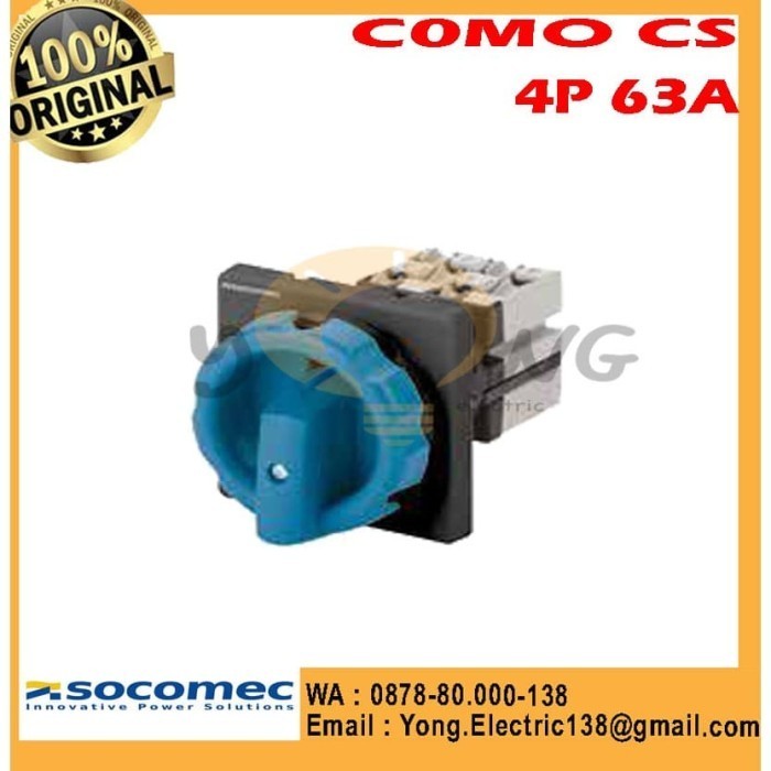 Jual [New] Change Over Switch Socomec / Cos / Como Cs / 4P 63A ...