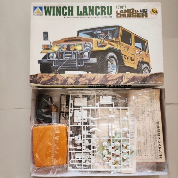 Jual [Original] Aoshima Model Kit Mokit Winch Lancru Toyota Land ...