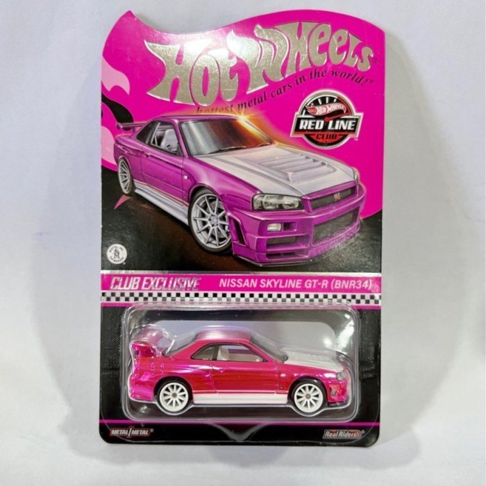 Jual [Original] Hotwheels Rlc Nissan Skyline Gt-R R34 Pink Hot Wheels ...