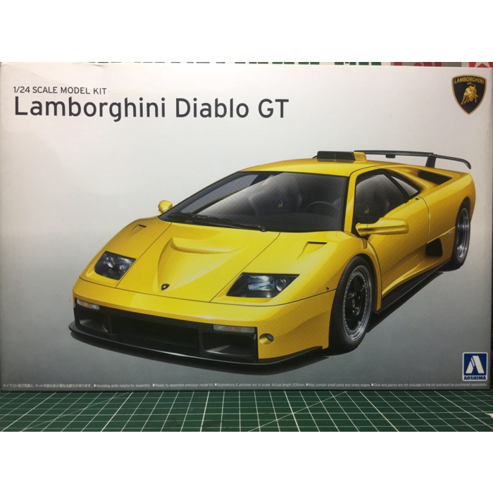 Jual [Original] Mokit/Model Kit Aoshima 1/24 Lamborghini Diablo Gt ...