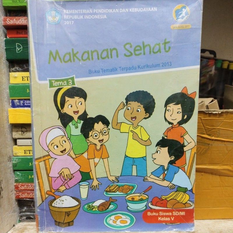 Jual Buku Tematik Terpadu Kelas 5 Sd Tema 3 Makanan Sehat Edisi Revisi