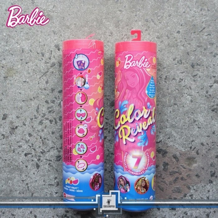 Jual [COD] Barbie Color Reveal Sweet Fruit With 7 Surprises Doll Boneka ...