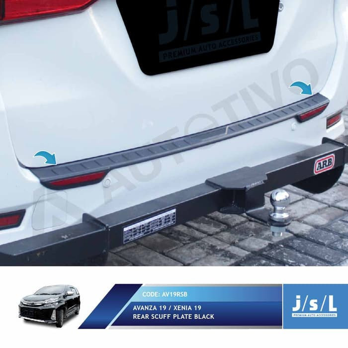 Jual [Original] Sillplate Belakang New Avanza Veloz 2019 Rear Scuff ...