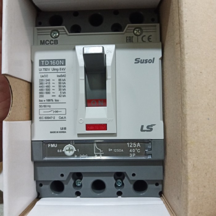 Jual [Baru] Mccb Ls Td160N 125A 3P Susol Terbaru | Shopee Indonesia