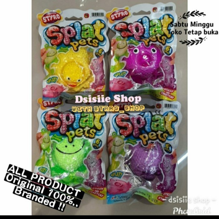 Jual STYRO Splat Pets Sticky And Stretchy Animal Slime Original ...