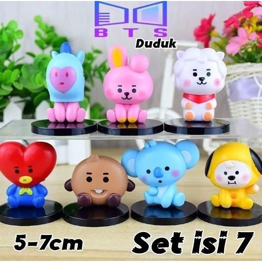 Jual ACTION FIGURE BTS BT21 ARMY BANGTAN BOYS KPOP IDOL MODEL TOPPER CAKE - | Shopee Indonesia