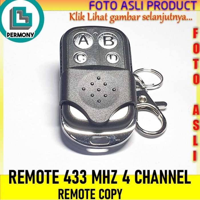 Jual Remote 433 Mhz 4 Channel Transmitter 433Mhz 4Ch Pintu Garasi Best ...
