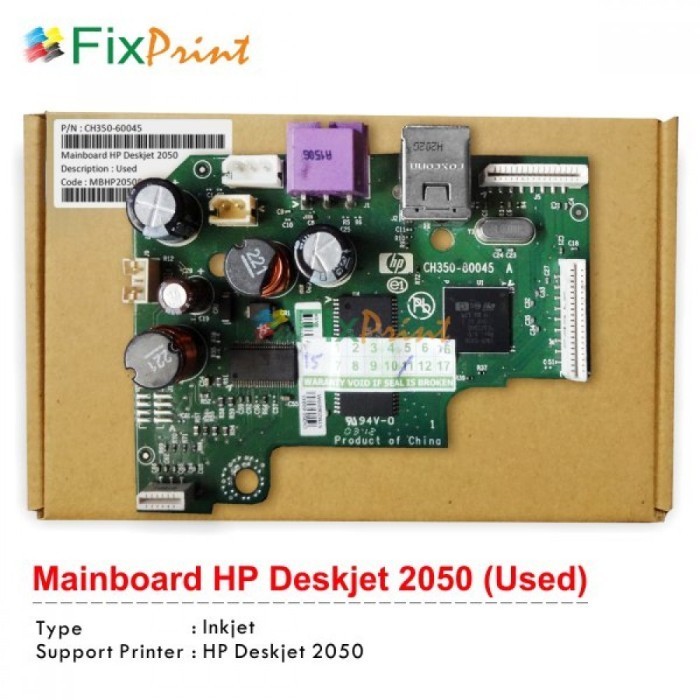 Jual Mainboard Hp Deskjet 2050 Motherboard Hp D2050 Board Bekas Garansi ...