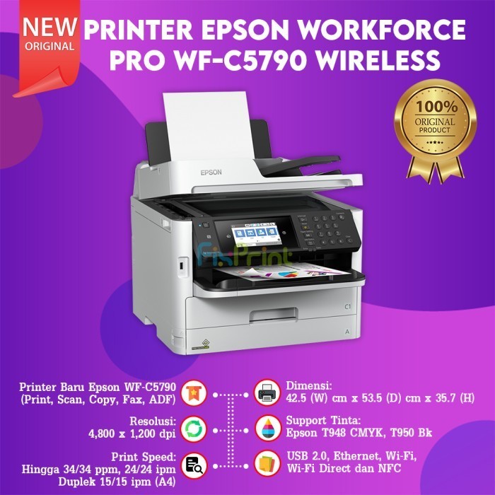Jual Printer Epson Wf-C5290 / Wf-C5390 Workforce Pro Wf-C5790 / Wf ...