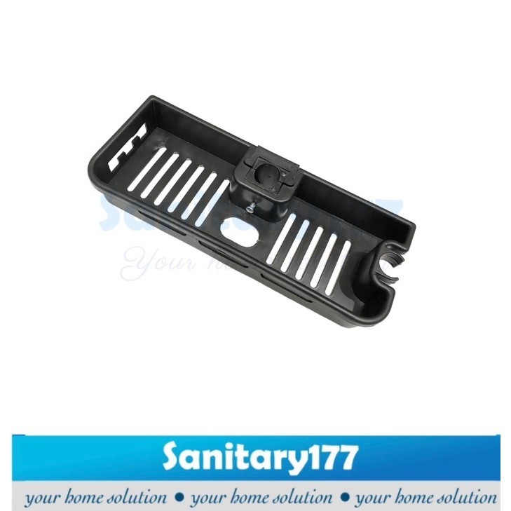 Jual Rak Hitam Tiang Shower Rak Kran Air -Rack Tempat Sabun Kamar Mandi ...
