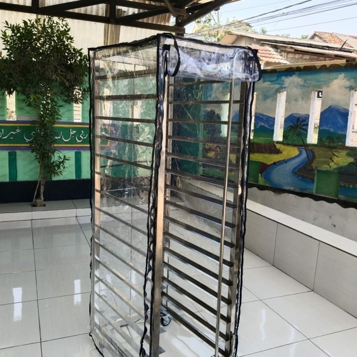 Jual Cover Plastik Penutup Rak Loyang Roti Untuk Rak 10-15 Susun ...