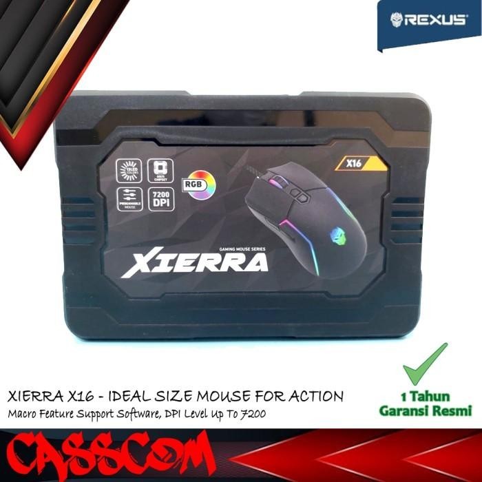 Jual Mouse Gaming Rexus Xierra X16 Rgb - X 16 Macro | Shopee Indonesia