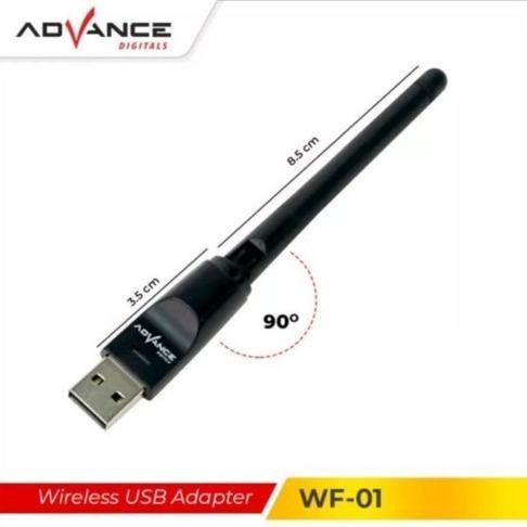 Jual Promo Tahun Baru Advance Wf-01 Usb Dongle Wifi Wireless Adapter Receiver Wf 01 Komputer Pc ...