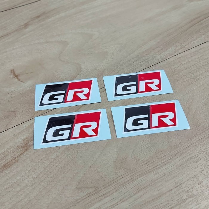 Jual Baru!! 1 set stiker GR Toyota Gazoo Racing untuk brake calipers ...