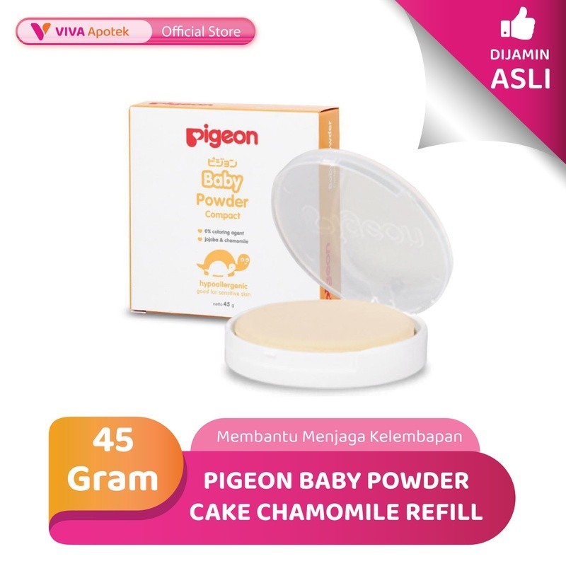 Jual Pigeon Baby Powder Refill Cake Compact Chamomile (45 Gram ...