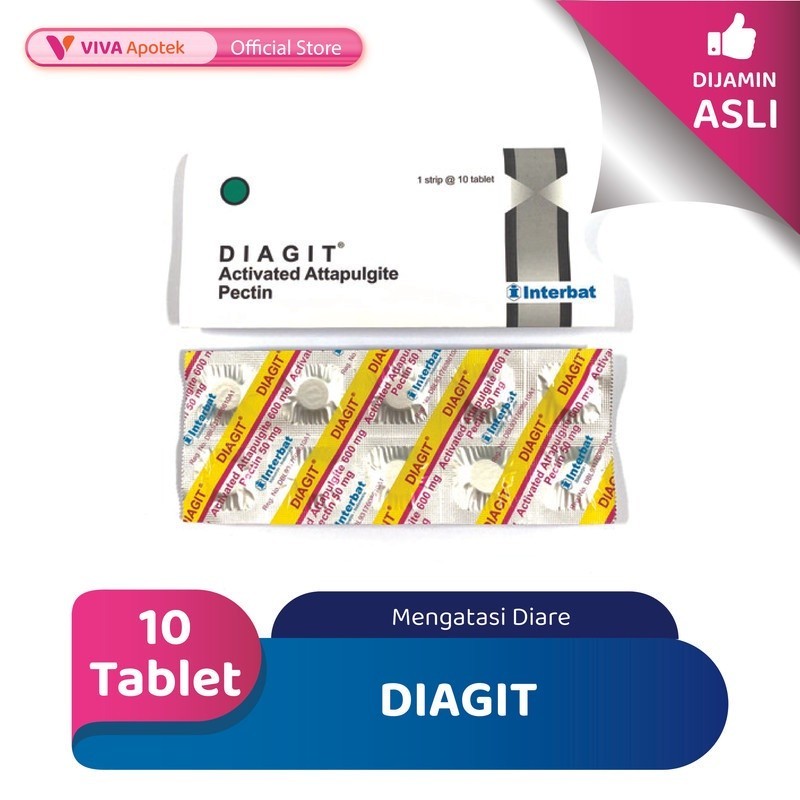 Jual Diagit untuk Mengatasi Diare (10 Tablet) | Shopee Indonesia