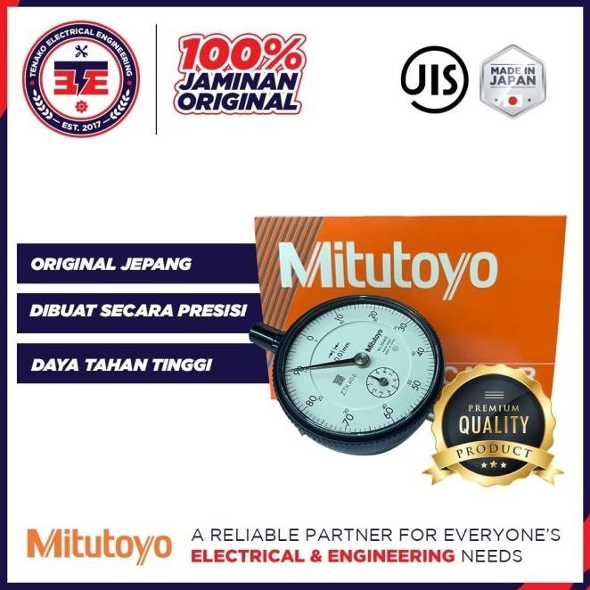 Jual Dial Indicator Mitutoyo 1-10Mm 2046S Original Japan | Shopee Indonesia
