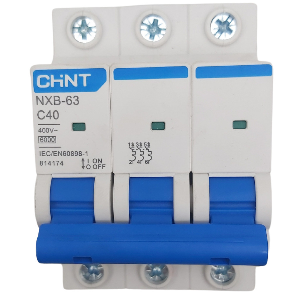 Jual MCB Chint 3Phase MCB 40A NXB-63 | Shopee Indonesia