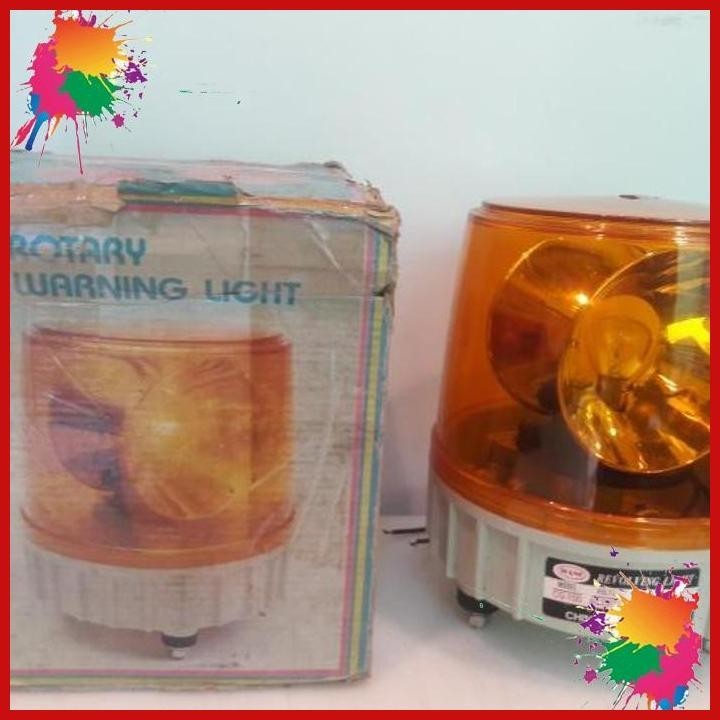 Jual rotary warning light, 40w 220v (40 watt, 220 volt) [cdj] | Shopee ...