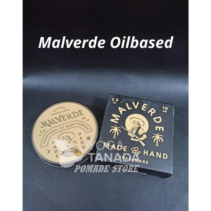Jual Pomade Malverde Strong Oilbased Oil Based (FREE SISIR & STICKER ...