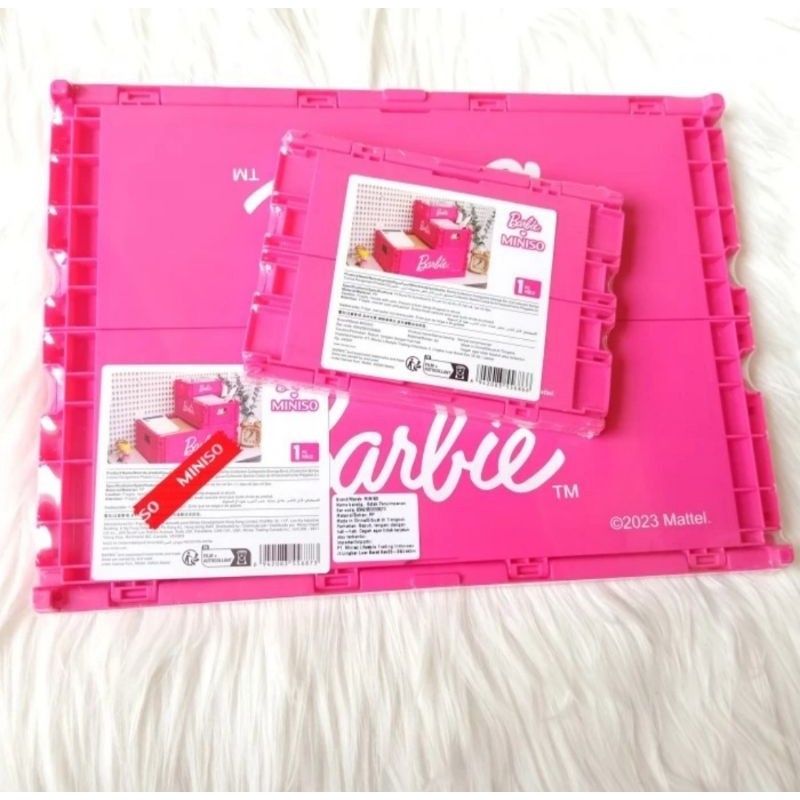 Jual Miniso Tempat Penyimpanan Barbie Dapat Dilipat - Barbie Collection ...