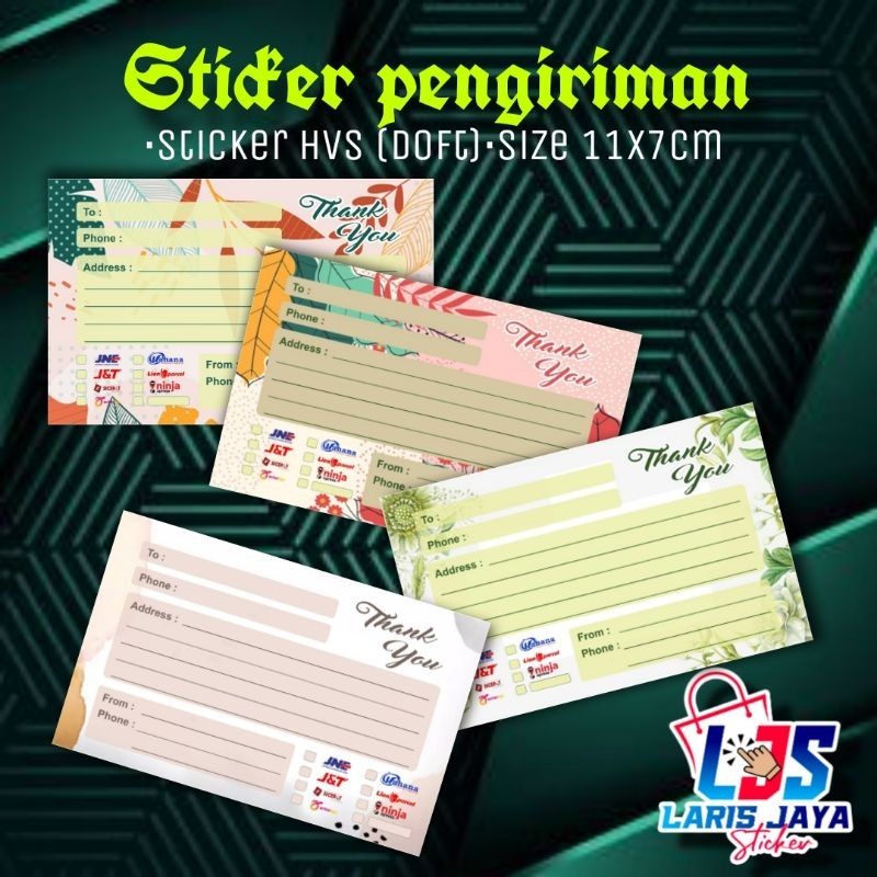 Jual (50 PCS) STIKER LABEL PENGIRIMAN OLSHOP/STIKER LABEL PENGIRIMAN ...