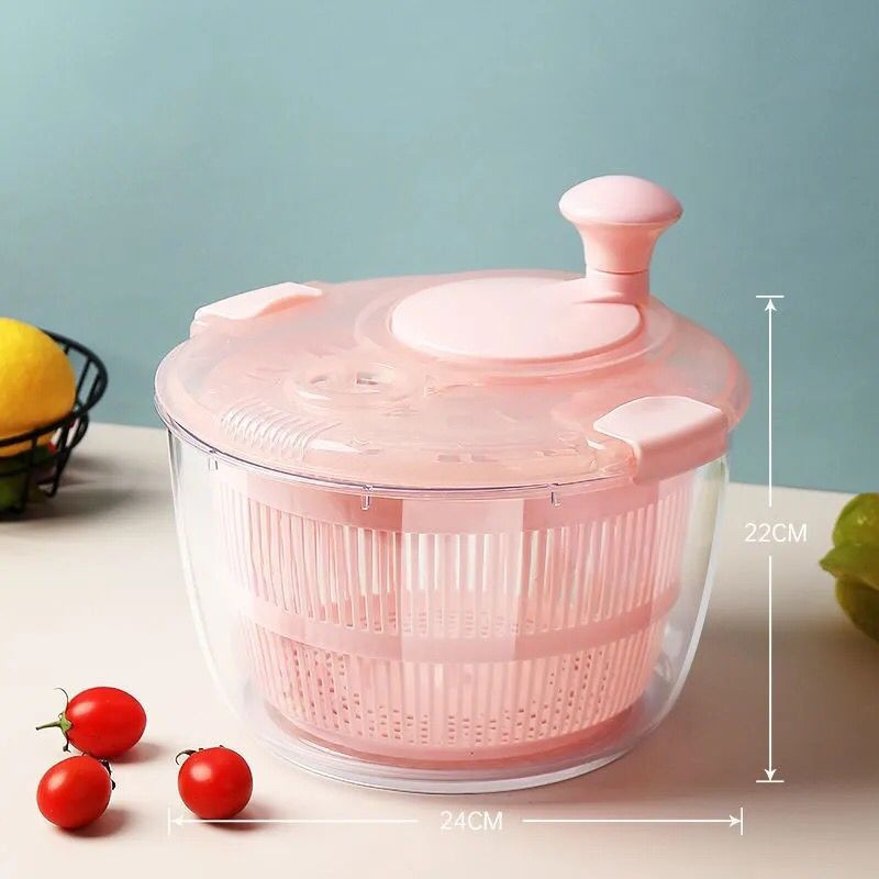 Jual Salad Spinner / Pengering Sayuran Putar / Peniris Buah Sayur ...