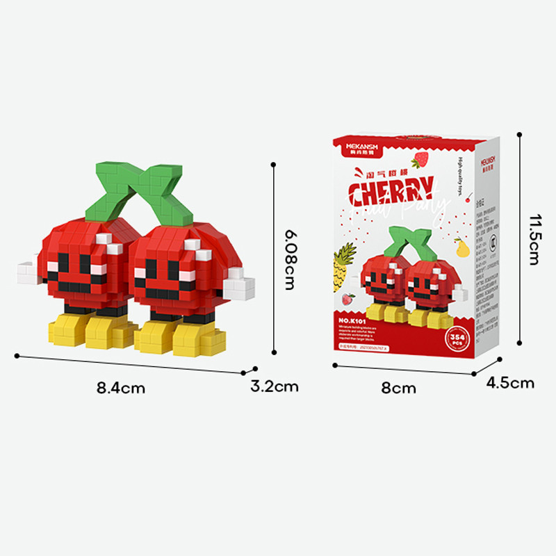 Jual YKO Fruit Buah Building Block Mini Bricks Toys Nano 3D Mainan ...