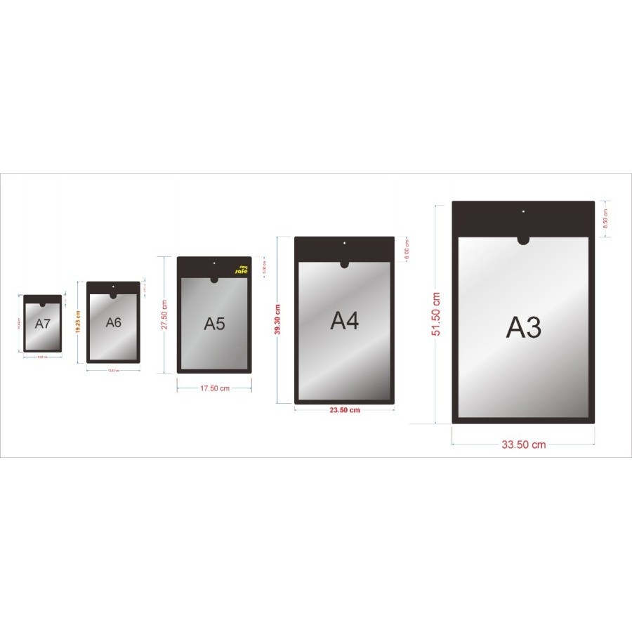Jual Acrylic Pocket Frame / Akrilik Thicker / Akrilik Pocket Hitam 2mm ...