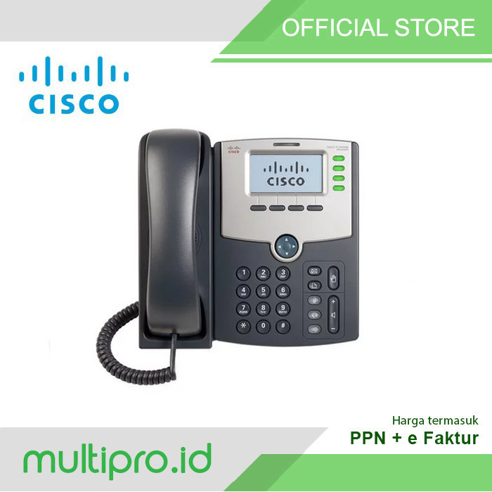 Jual Cisco Spa504G 4-Line Ip Phone With 2-Port Switch, Poe And Lcd ...