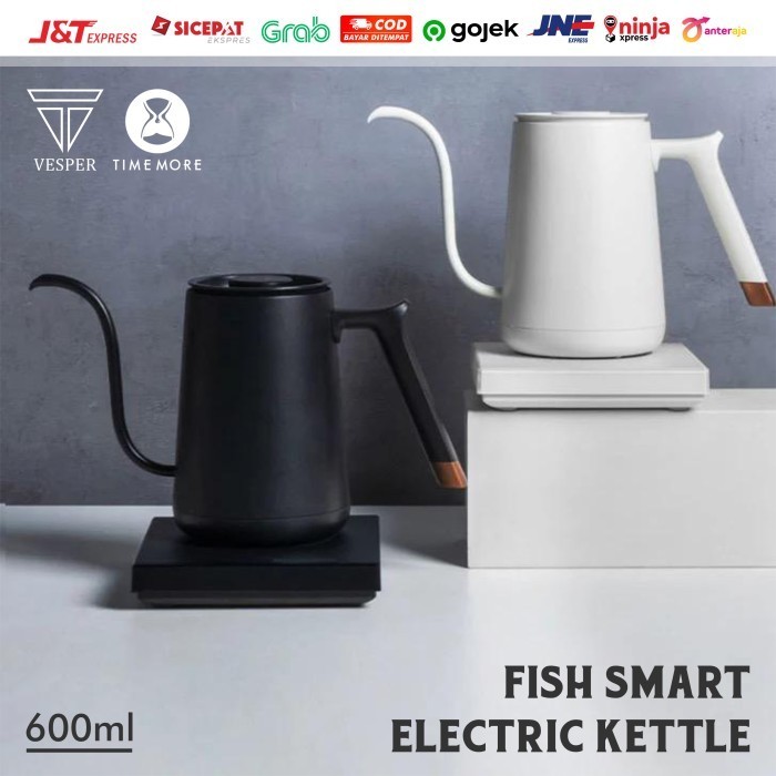 Jual Timemore Fish Smart Electric Coffee Kettle 600Ml / Teko Kopi ...