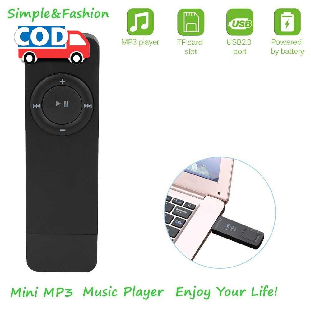 Jual Pemutar Musik Mp3 Mini Player Lagu Kecil Portable Micro SD TF Card ...