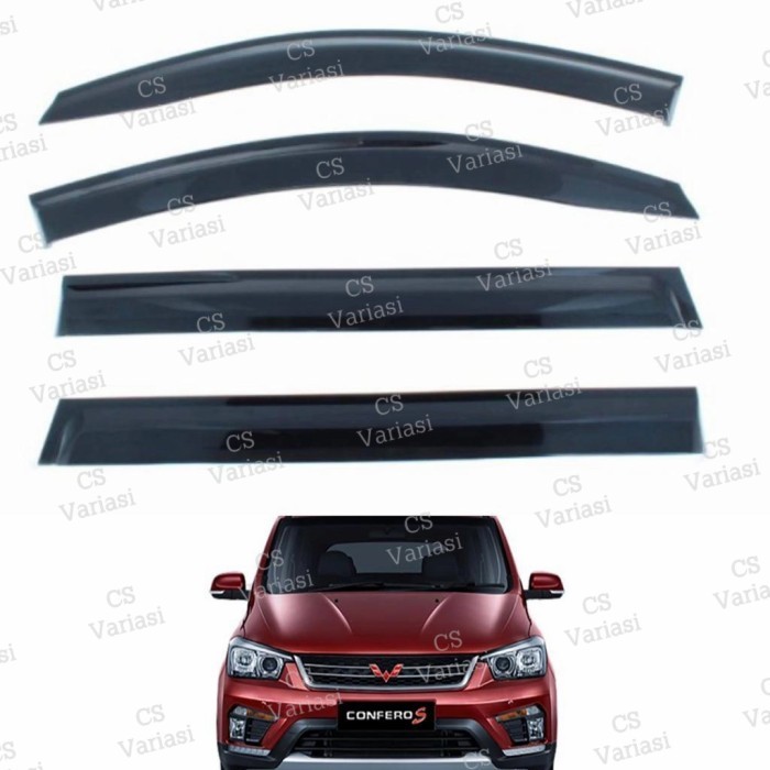 Jual Talang Air Wuling Confero S Side Visor Injection Jsl Terlaris!!! | Shopee Indonesia