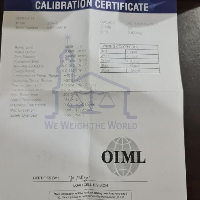 Jual Load Cell Batching Plant 5Ton / Load Cell Tipe S 5 Ton / Cas Sba ...