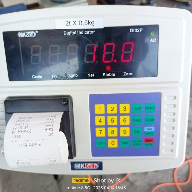 Jual Timbangan Lantai Mk - Di02P 2Ton / Floor Scale 1,2M X 1,2M 2 T | Shopee Indonesia