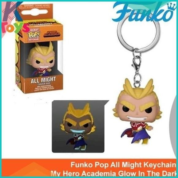 Jual Funko Pop All Might Keychain - My Hero Academia Glow In The Dark ...