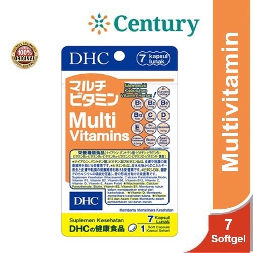 Jual DHC Multivitamin 7 Kapsul Lunak / Suplemen Kesehatan/mineral ...